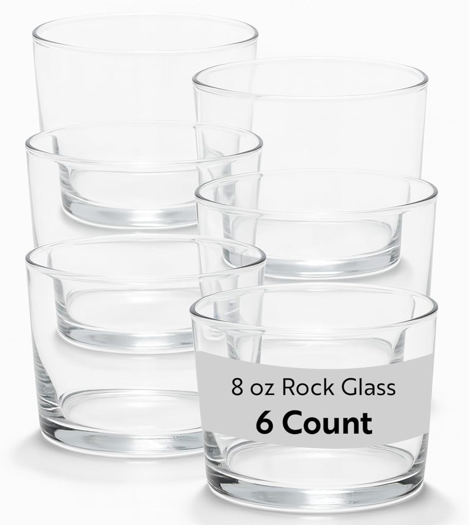 Restaurantware Sumi 7.5oz Rocks Glasses Set of 6 review | Cocktail Kit Mix